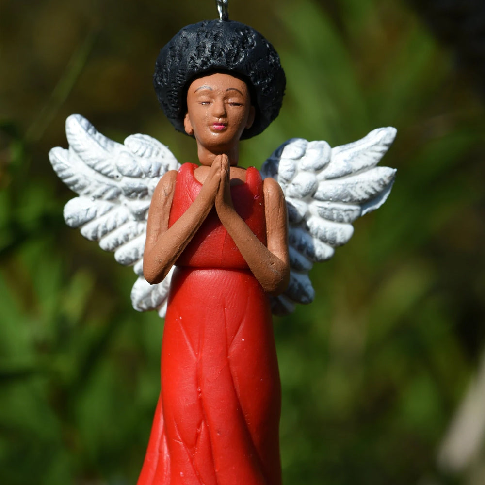 March Muses | Andrea Christmas Hanging Decoration | Black Angel Decoration