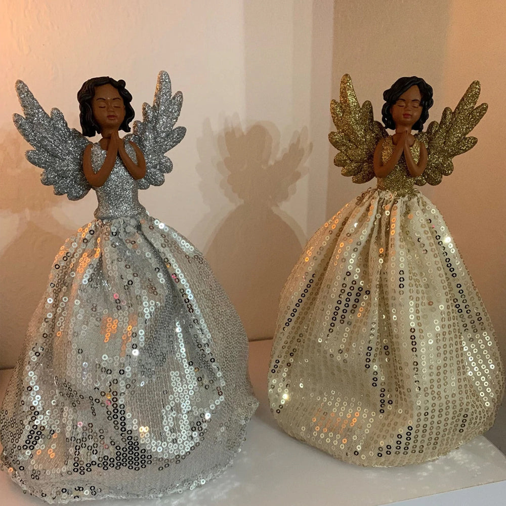 March Muses | Mariah Christmas Tree | Angel Tree Topper Decoration